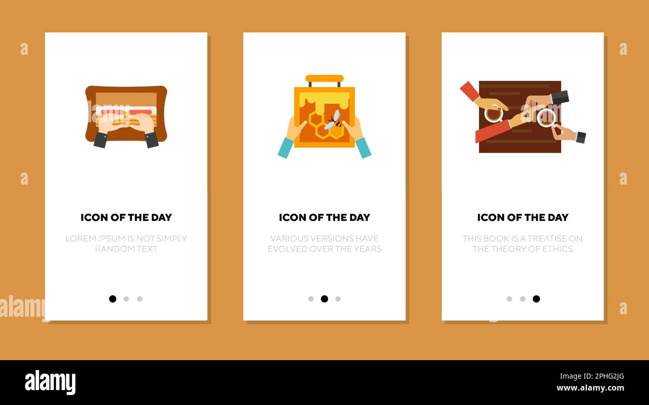 Dating website design Stock Vector Images - Alamy