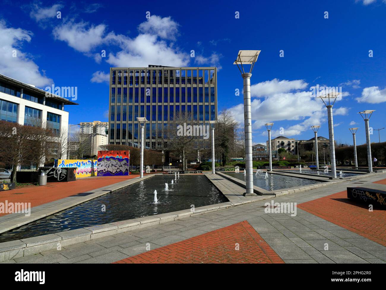 Callaghan square cardiff wales hi-res stock photography and images - Alamy