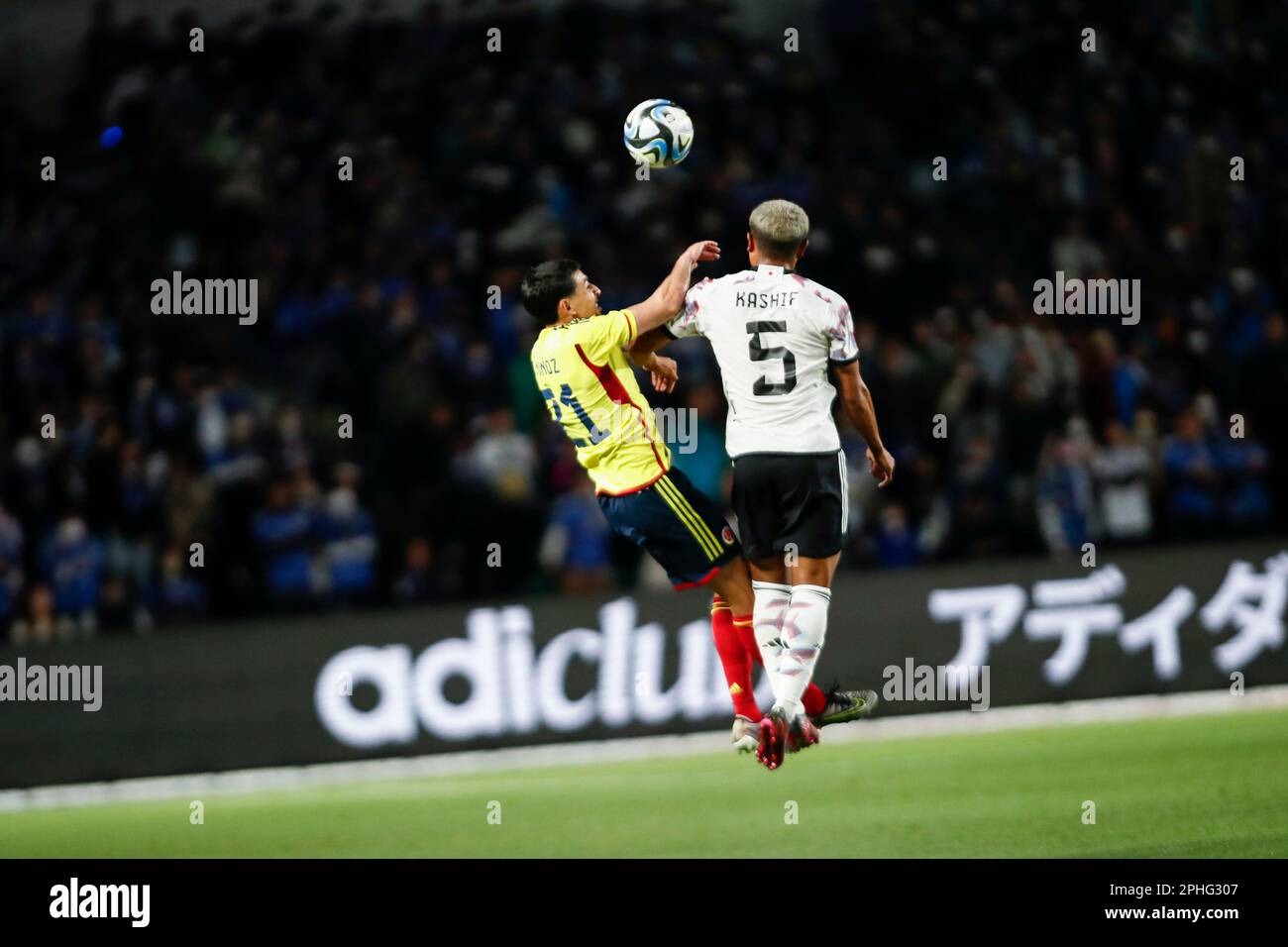 Osaka, Japan. 28th Mar, 2023. Kashif BANGNAGANDE (5) of Japan and ...