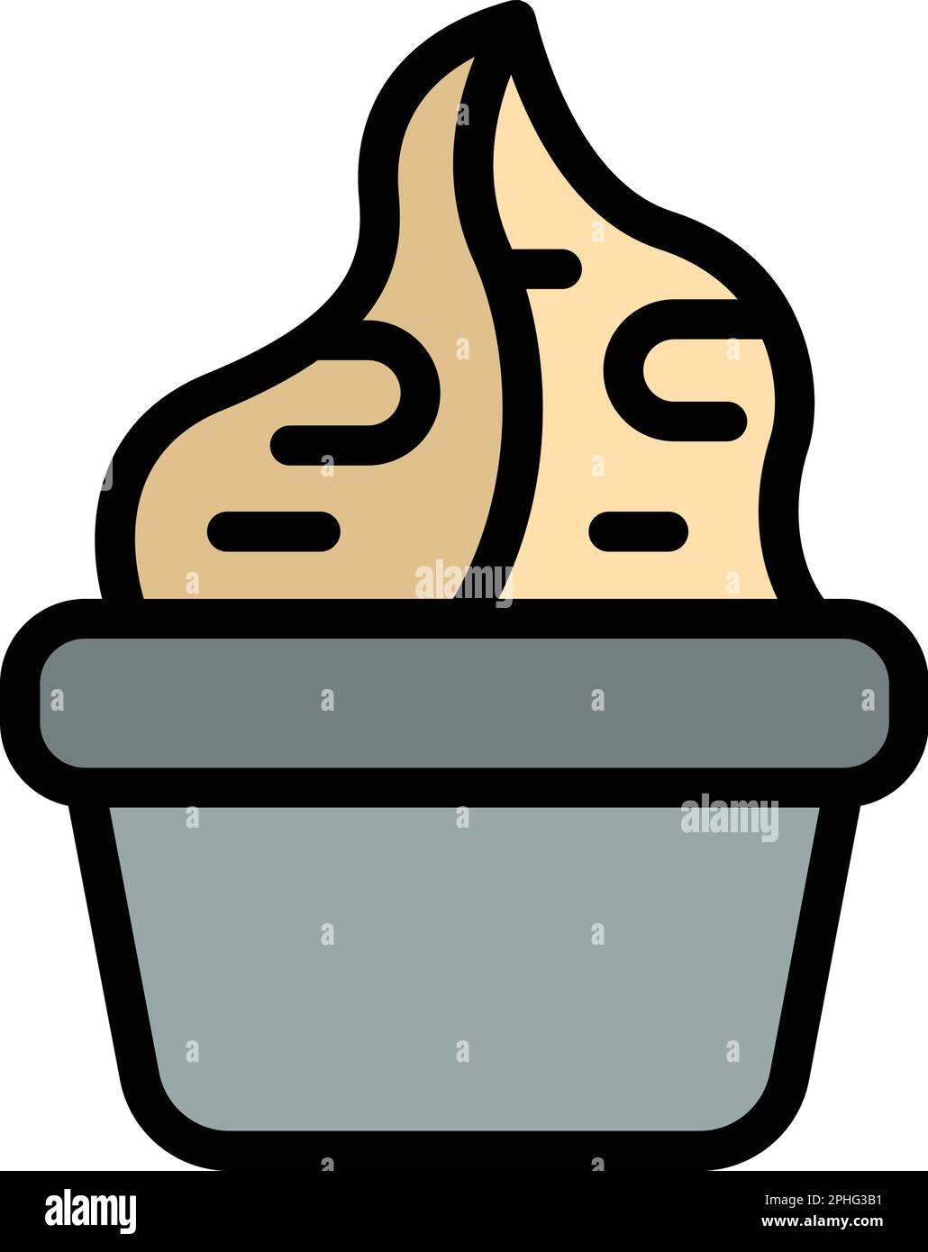 Fresh wasabi icon. Outline Fresh wasabi vector icon for web design ...