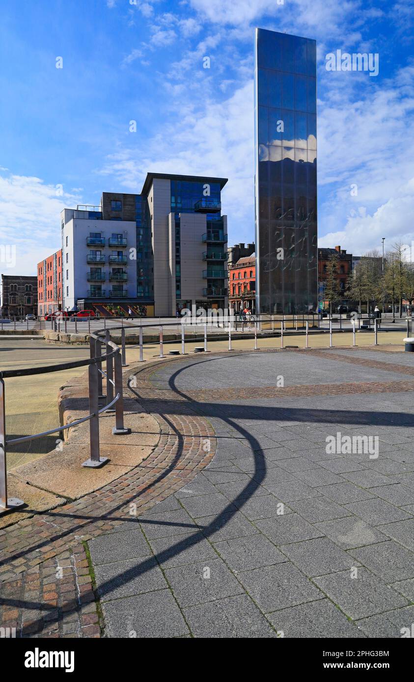 The Water Tower by William Pye, Roald Dahl Plas, Cardiff Bay, Cardiff ...