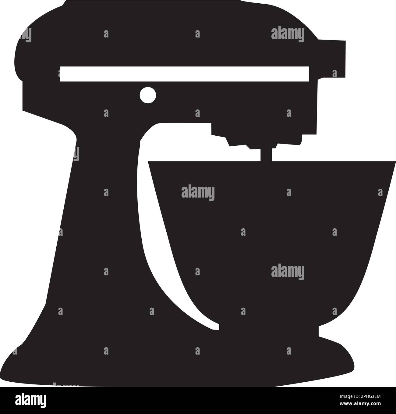 kitchen mixer icon on white background. mixer sign. stand mixer symbol ...