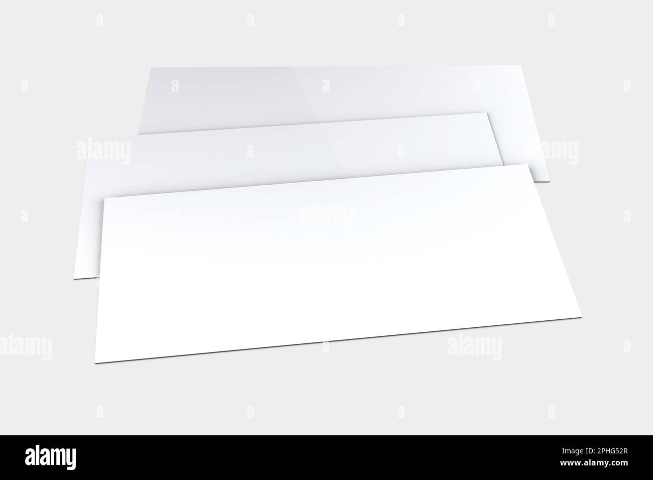 Rack Card 3D Rendering on Isolated Background for Events and ...