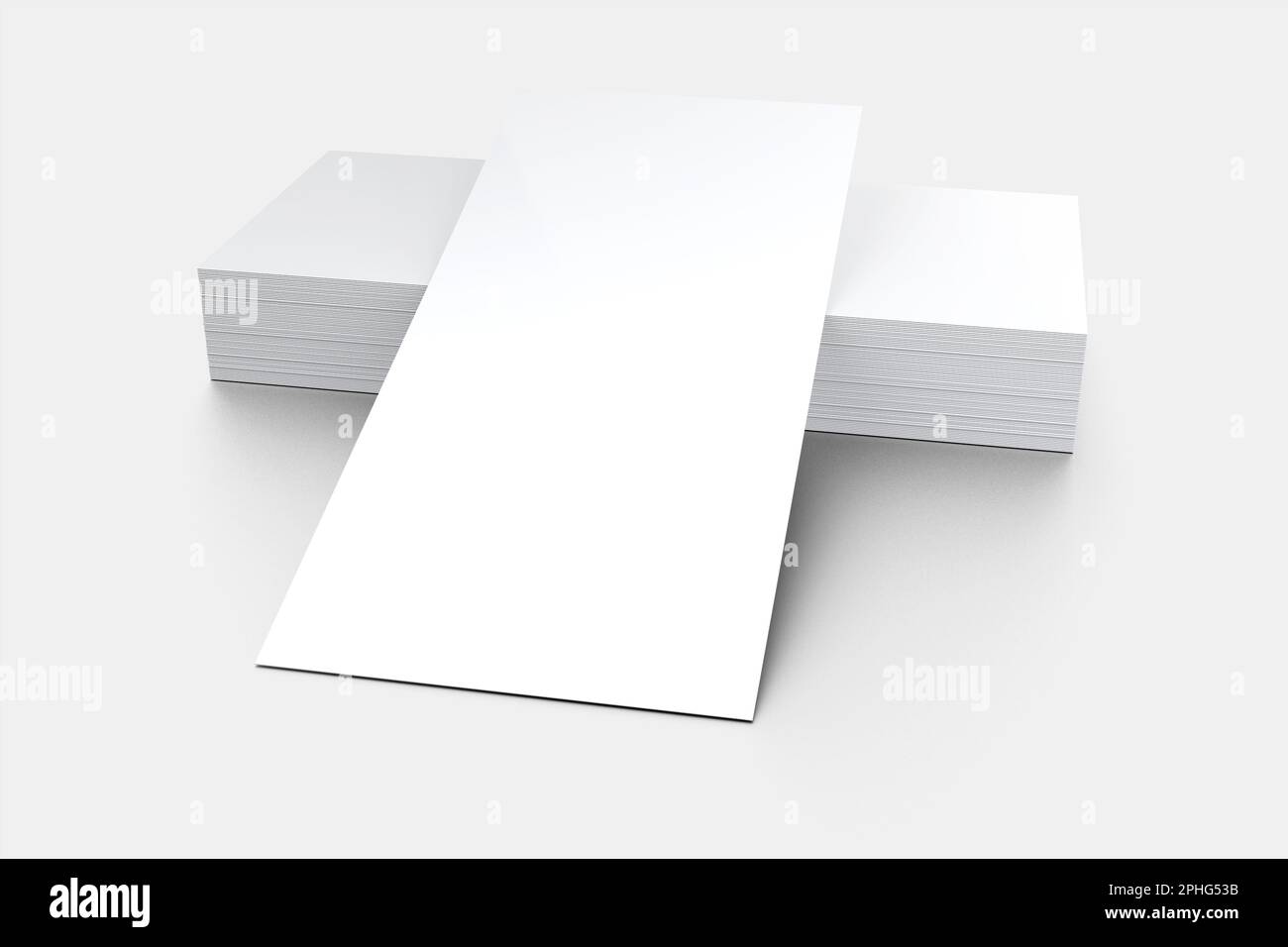 Rack Card 3D Rendering on Isolated Background for Events and ...