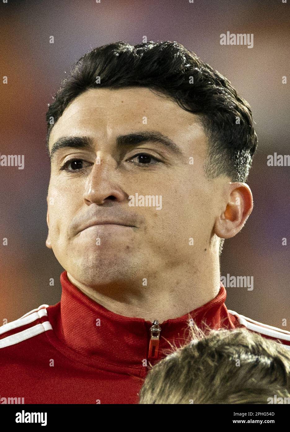 ROTTERDAM - Graeme Torrilla of Gibraltar during the UEFA European ...