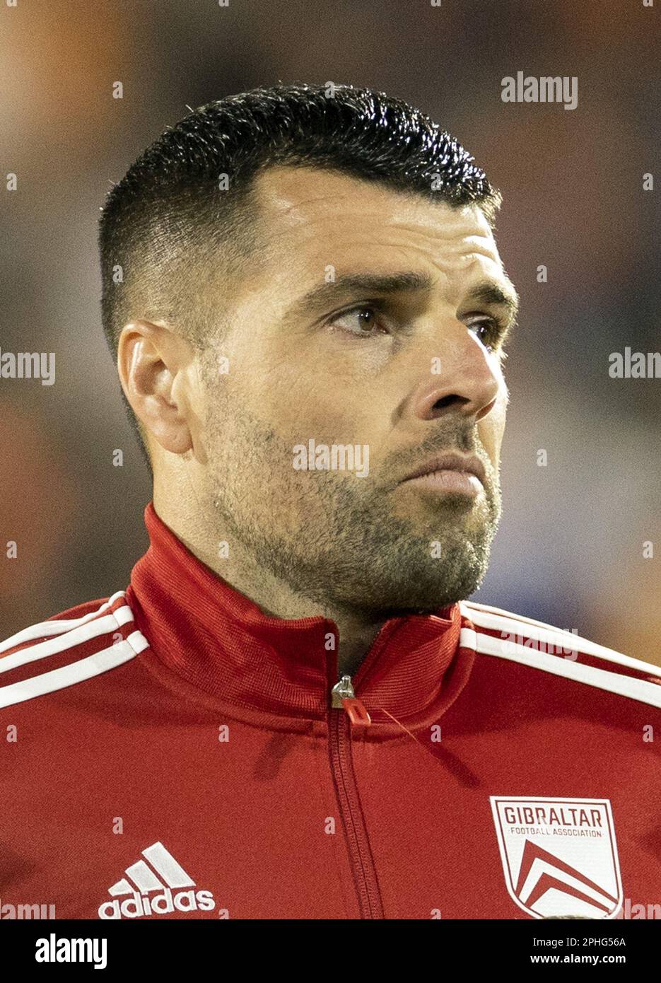 ROTTERDAM - Liam Walker of Gibraltar during the UEFA European ...