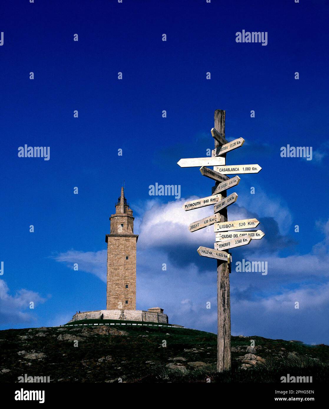 UNICO FARO ROMANO QUE QUEDA - TORRE DEL S II RECONSTRUIDA EN 1790 POR ...