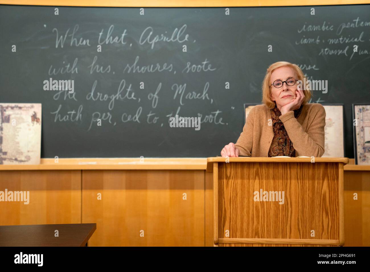 HOLLAND TAYLOR in THE CHAIR (2021), directed by DANIEL GRAY LONGINO. Credit: NETFLIX / Album ...