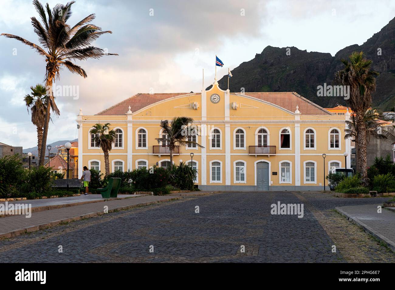 Interesting daily scenes from Ponta do Sol city on Santo Antao island ...