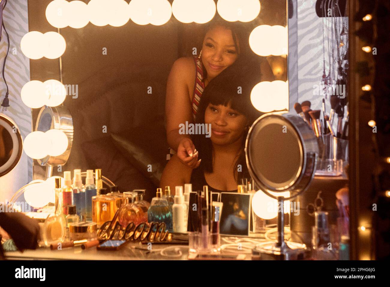 DOMINIQUE FISHBACK and CHLOE BAILEY in SWARM (2023), directed by DONALD ...
