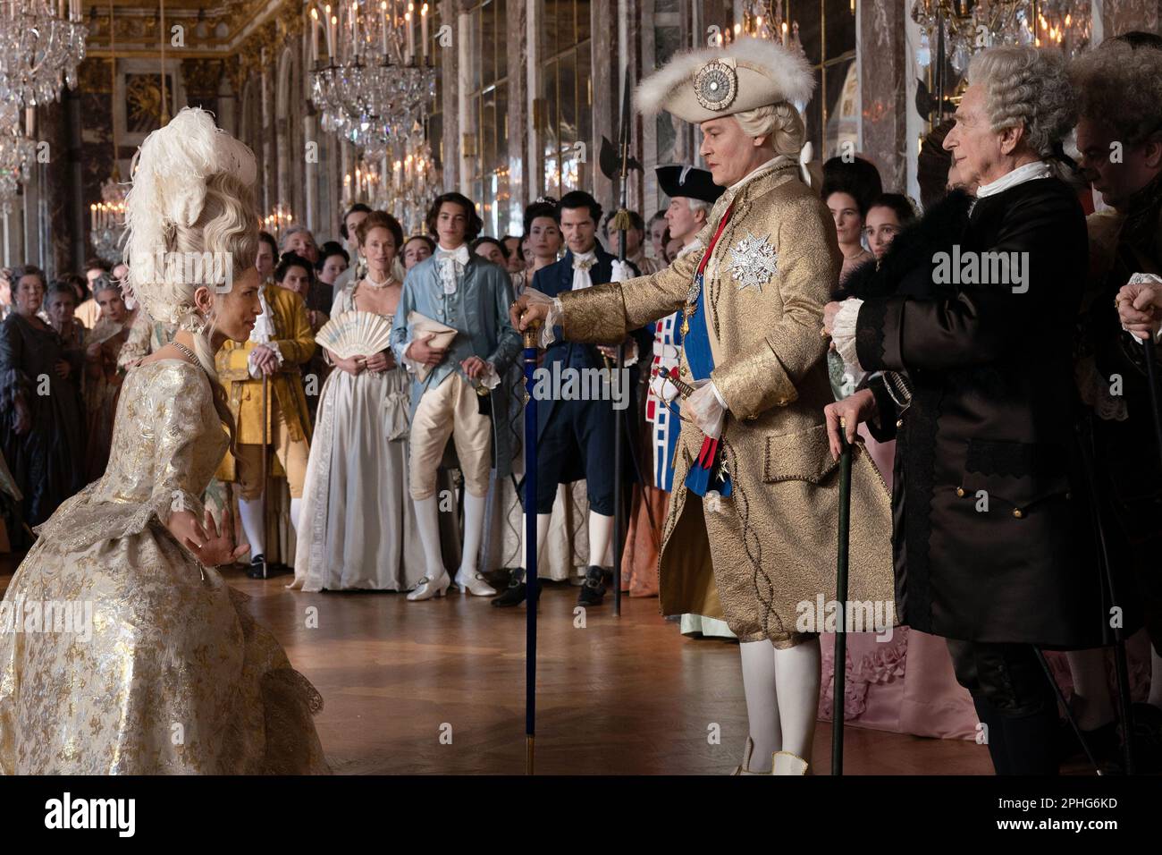 JOHNNY DEPP in JEANNE DU BARRY (2023), directed by MAIWENN. Credit: WHY ...