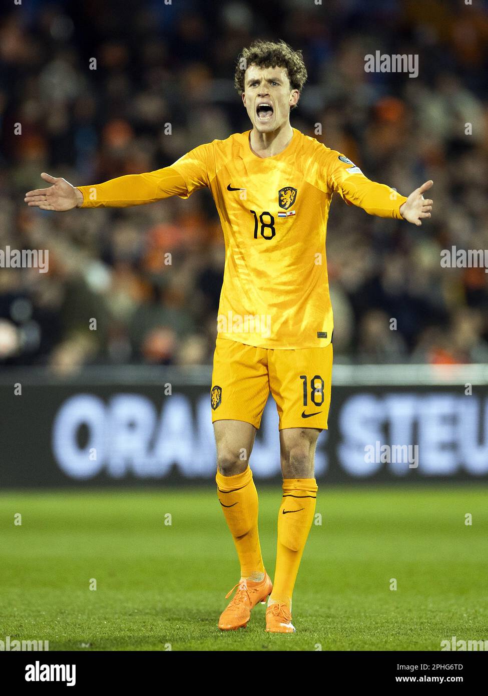 ROTTERDAM - Mats Wieffer of Holland during the UEFA European ...