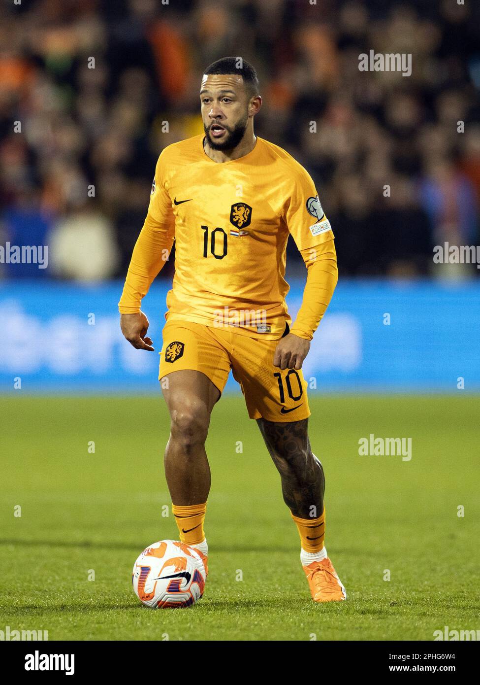 ROTTERDAM - Memphis Depay of Holland during the UEFA European ...