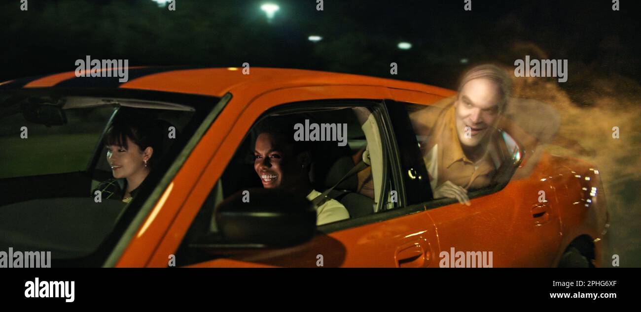 DAVID HARBOUR, JAHI DI'ALLO WINSTON and ISABELLA RUSSO in WE HAVE A ...