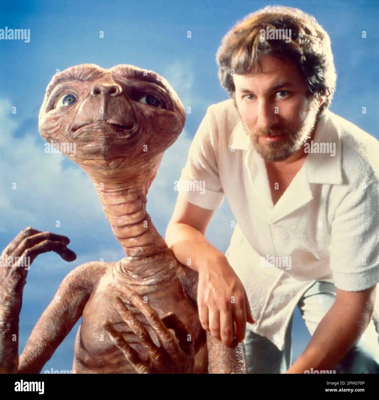 STEVEN SPIELBERG in E. T. THE EXTRA-TERRESTRIAL (1982), directed by STEVEN SPIELBERG. Credit ...