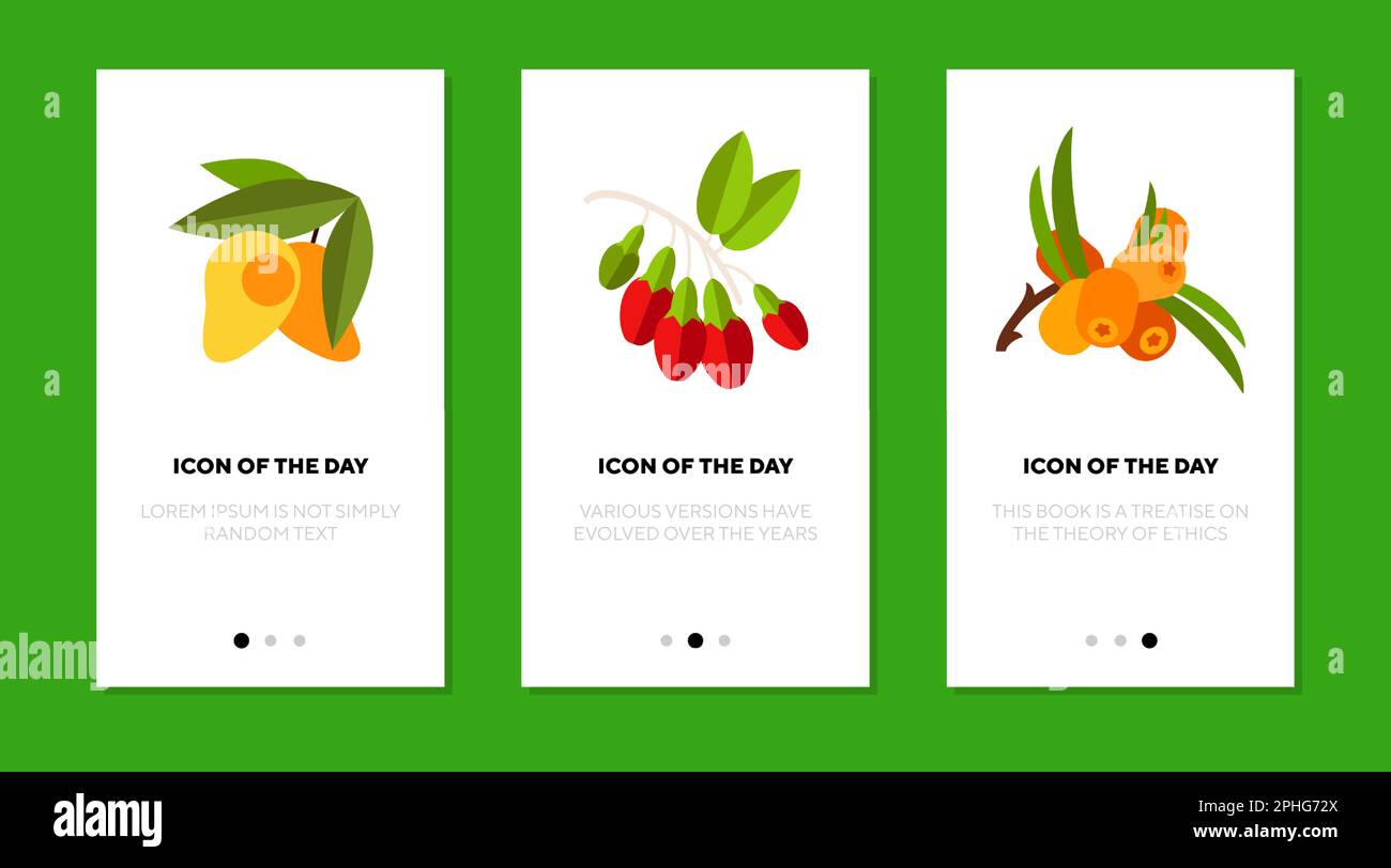 Sea buckthorn fruits nature Stock Vector Images - Alamy