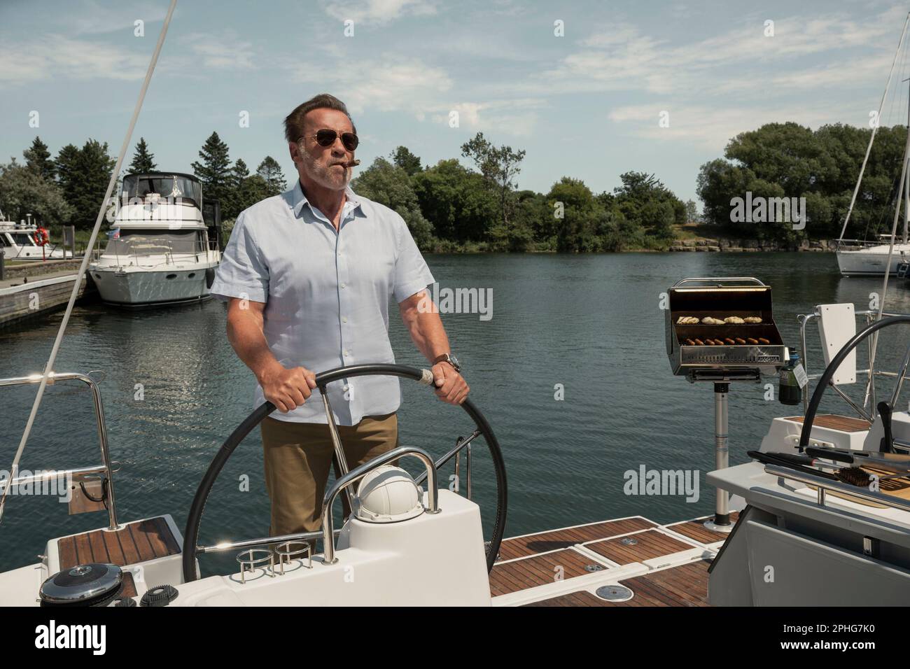 ARNOLD SCHWARZENEGGER in FUBAR (2023), directed by PHIL ABRAHAM. Credit: Skydance Television ...