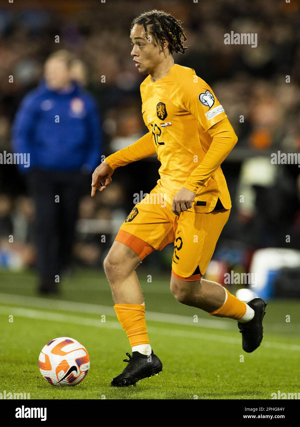 ROTTERDAM - Xavi Simons of Holland during the UEFA European ...