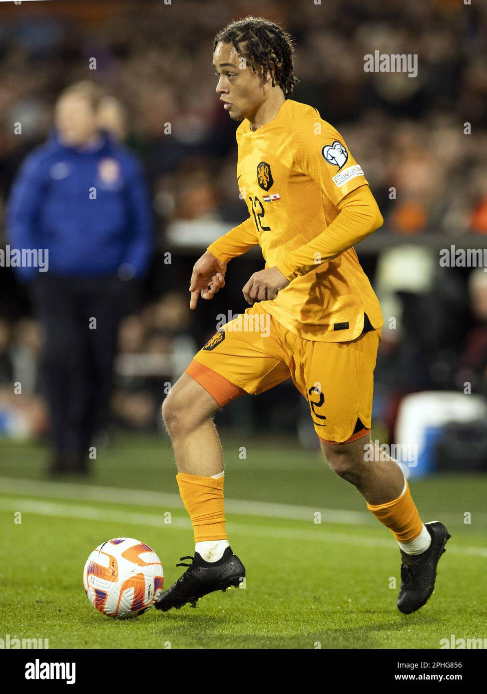 ROTTERDAM - Xavi Simons of Holland during the UEFA European ...
