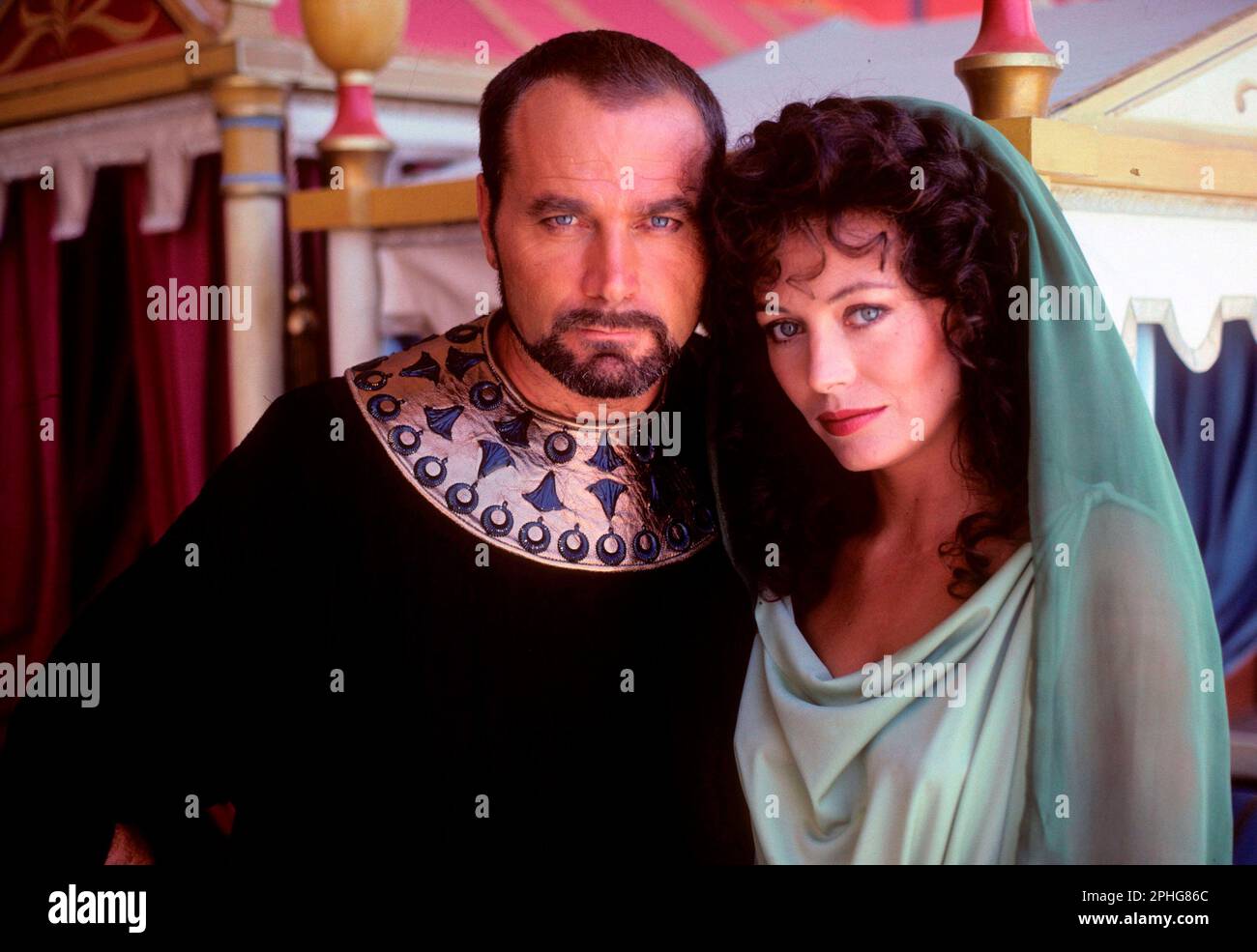 LESLEY-ANNE DOWN and FRANCO NERO in THE LAST DAYS OF POMPEII (1984 ...