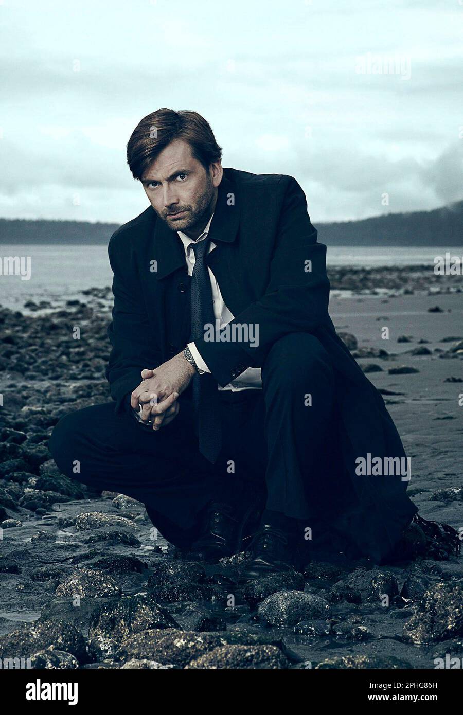 DAVID TENNANT in GRACEPOINT (2014), directed by CHRIS CHIBNALL. Credit ...