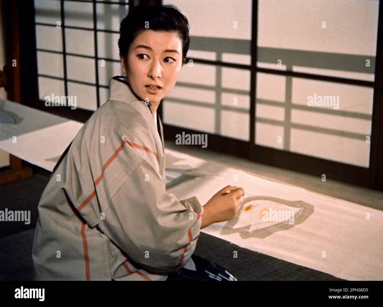 FUJIKO YAMAMOTO in NIGHT RIVER (1956) -Original title: YORU NO KAWA ...