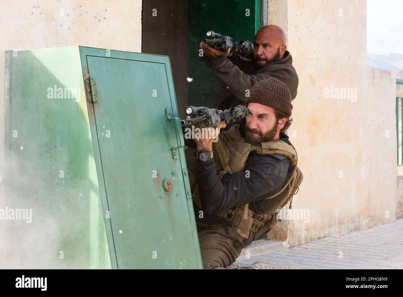 JAKE GYLLENHAAL and DAR SALIM in THE COVENANT (2023), directed by GUY ...