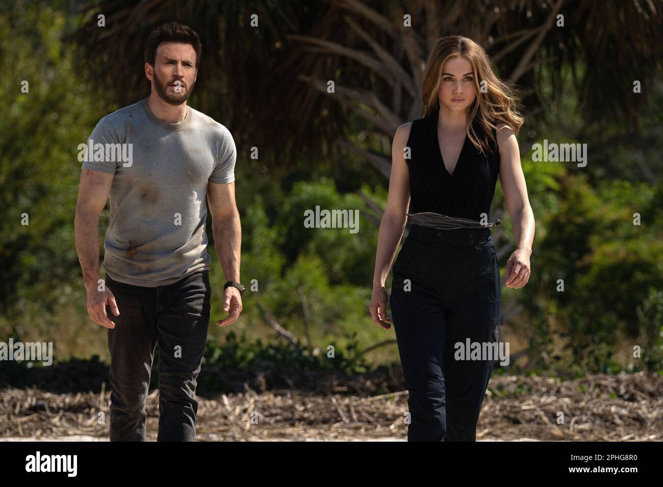 CHRIS EVANS and ANA DE ARMAS in GHOSTED (2023), directed by DEXTER ...