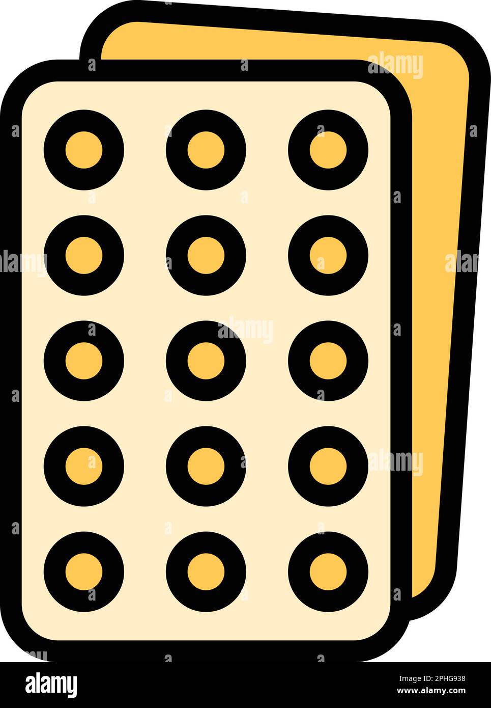 Antidepressant blister icon. Outline Antidepressant blister vector icon ...