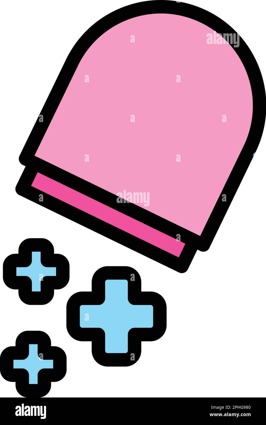 Antidepressant capsule icon. Outline Antidepressant capsule vector icon ...