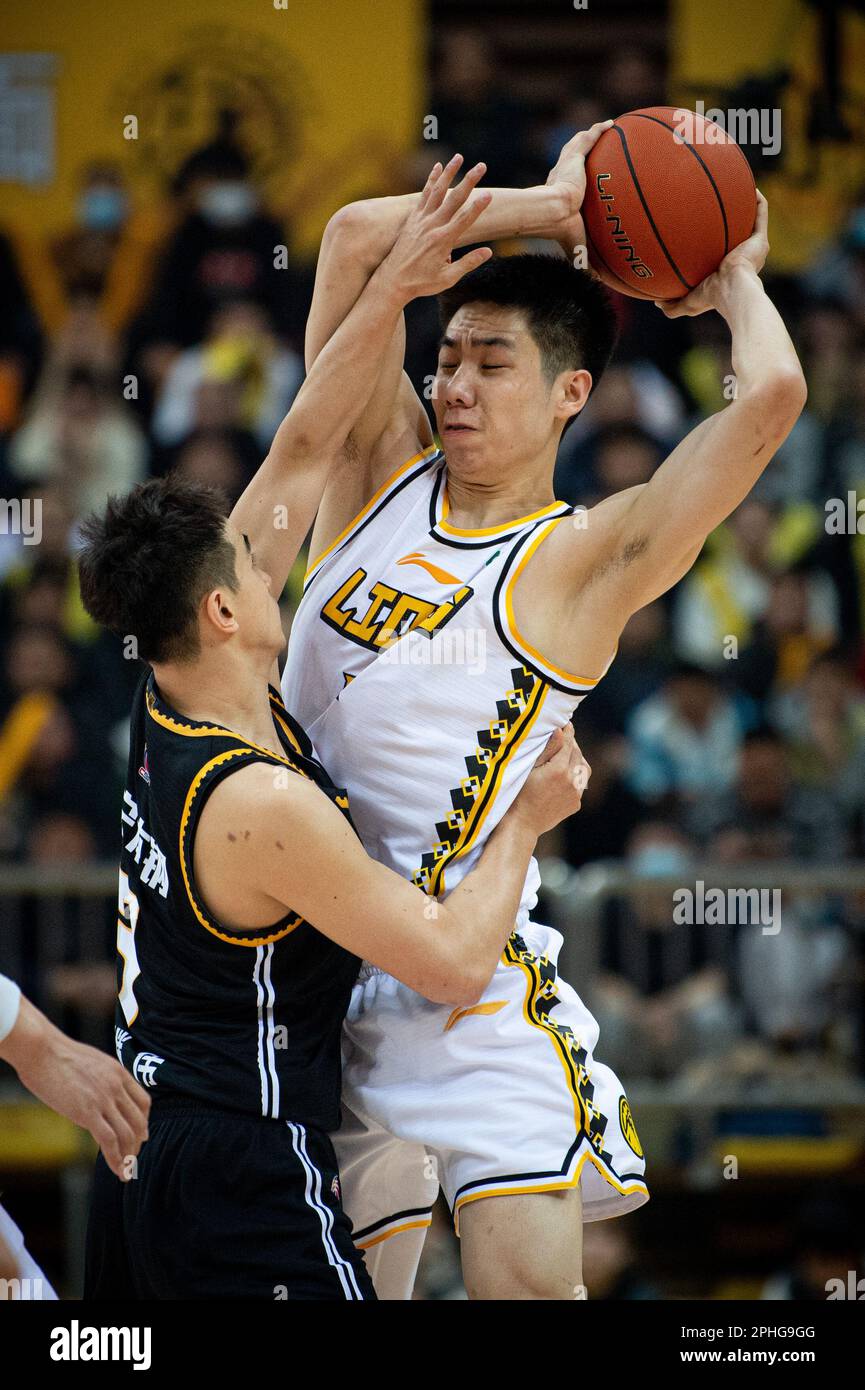 Zhuji, China's Zhejiang Province. 28th Mar, 2023. Zhao Jiwei (L) of ...