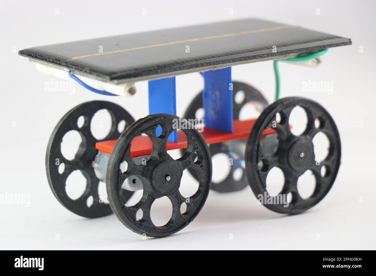 Solar powered car which is an educational toy that teaches concepts of ...