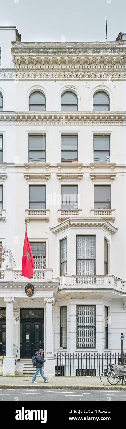 Embassy of the kingdom of Morroco, London, England Stock Photo - Alamy