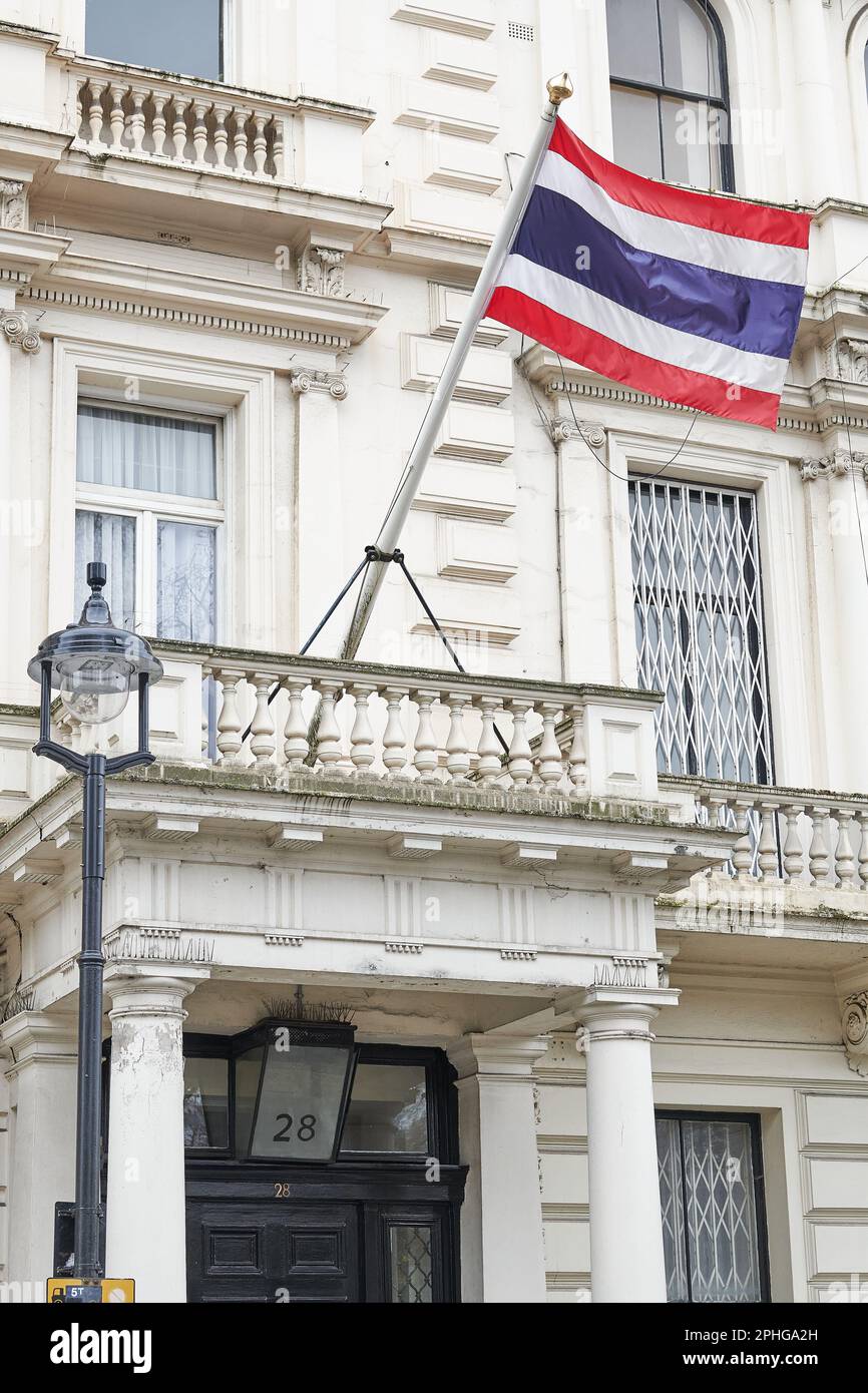 Embassy of Thailand, London, England Stock Photo - Alamy
