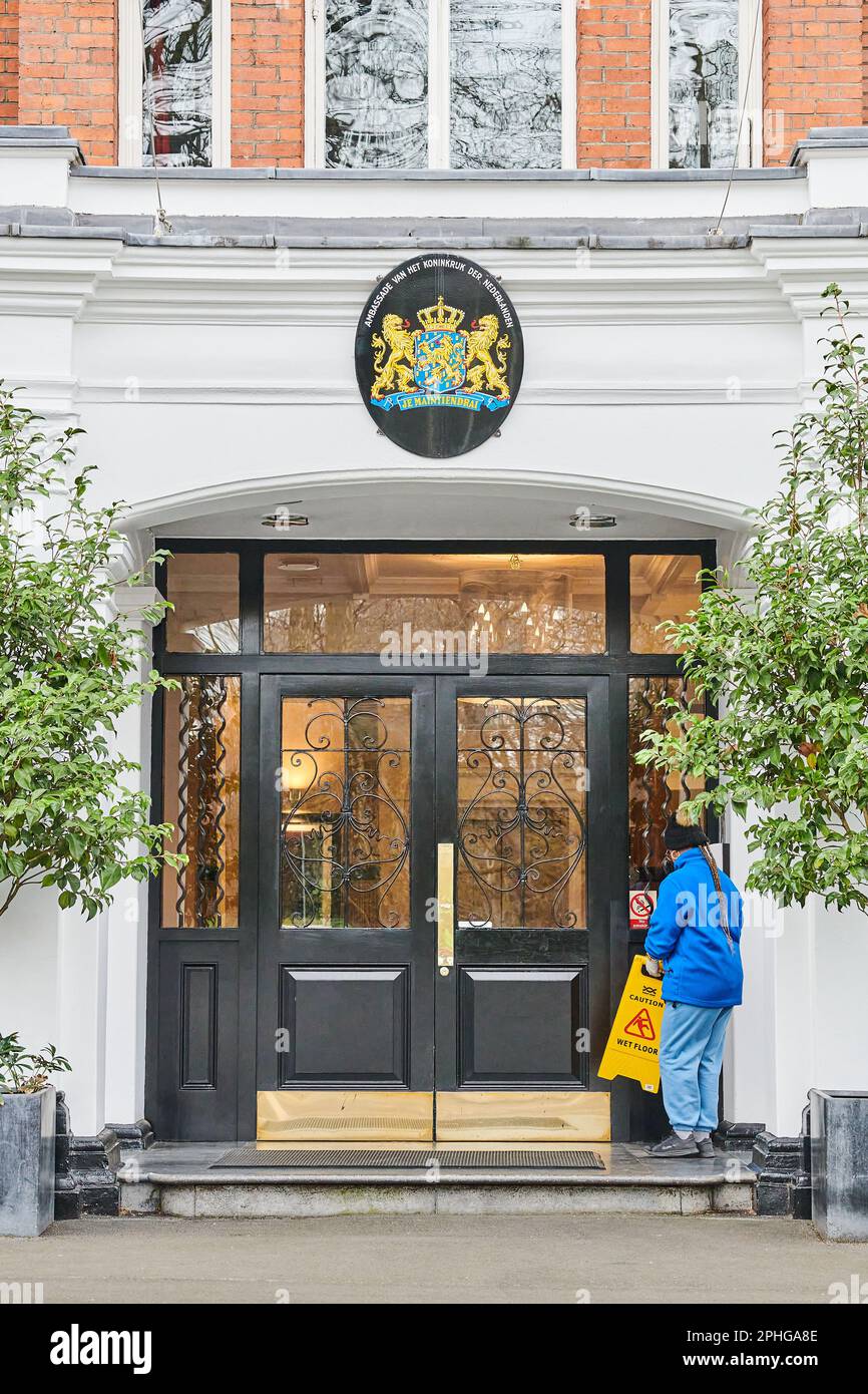 Embassy of the Netherlands, London, England Stock Photo - Alamy