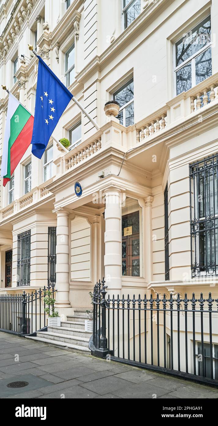 Embassy of the Republic of Bulgaria, London, England Stock Photo - Alamy