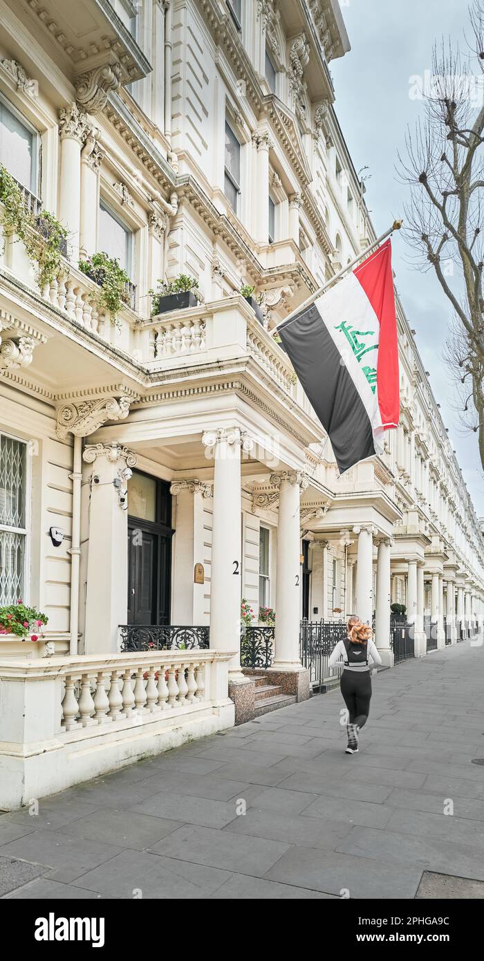 Embassy of the Republic of Iraq, London, England Stock Photo - Alamy