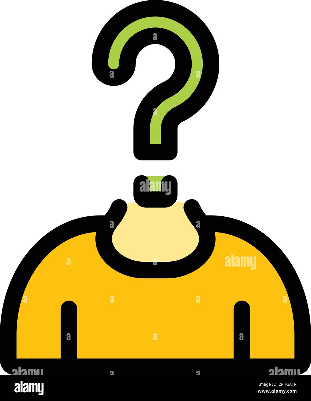 Anonymous mark icon. Outline Anonymous mark vector icon for web design ...