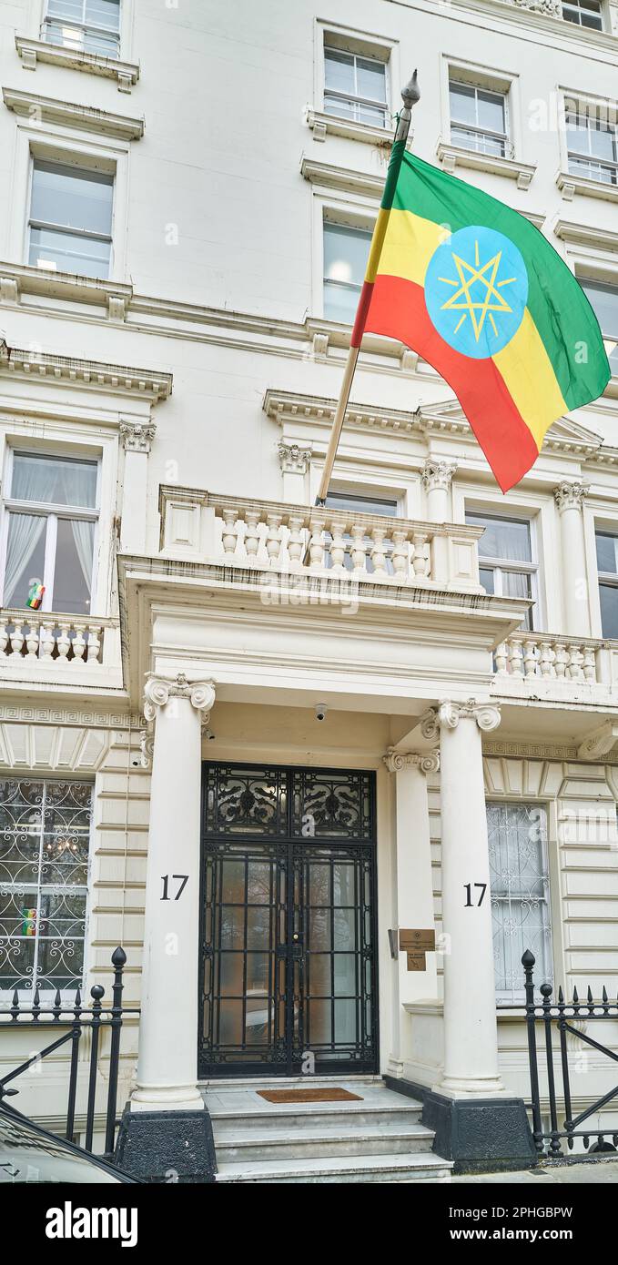 Embassy of Ethiopia, London, England Stock Photo - Alamy