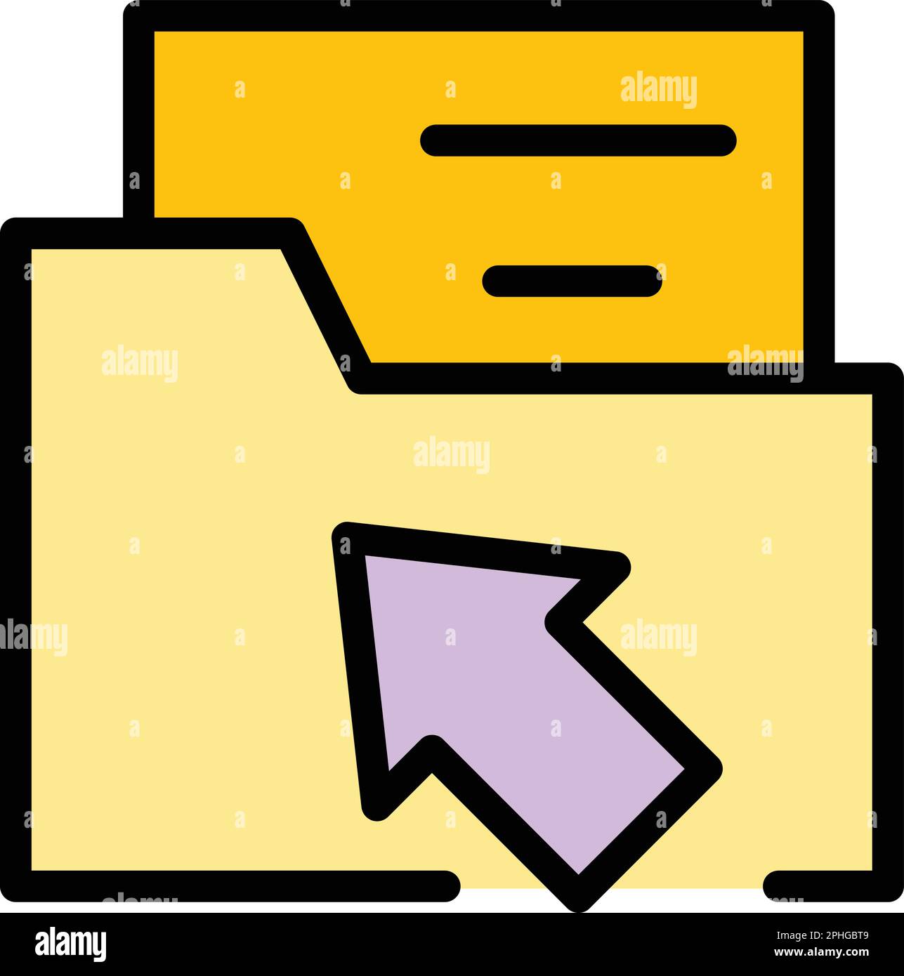 Api personal folder icon. Outline Api personal folder vector icon for web design isolated on ...