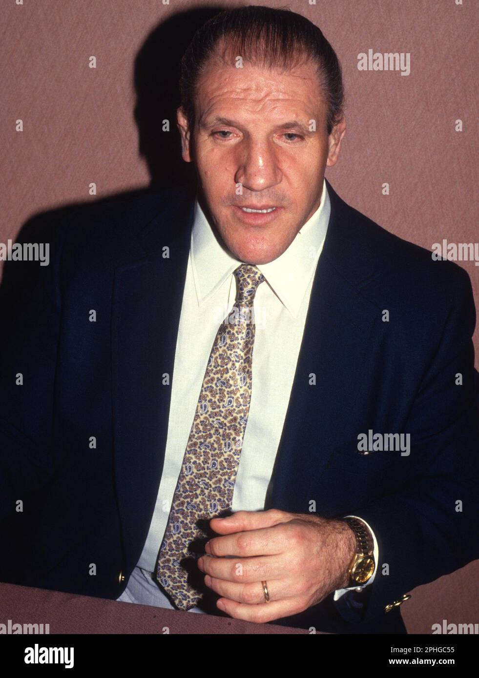 1987Bruno Sammartino Photo by John Barrett/PHOTOlink / MediaPunch Stock ...