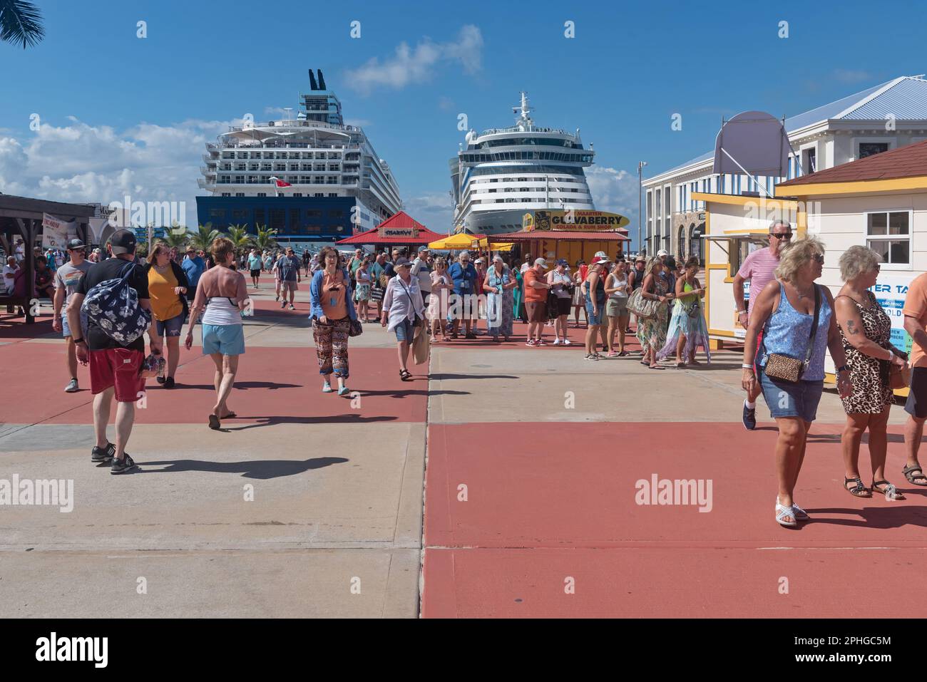 Port, Philipsburg, St. Maarten, Southern Caribbean Stock Photo - Alamy