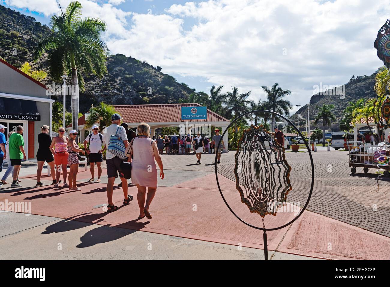 Port, Philipsburg, St. Maarten, Southern Caribbean Stock Photo - Alamy