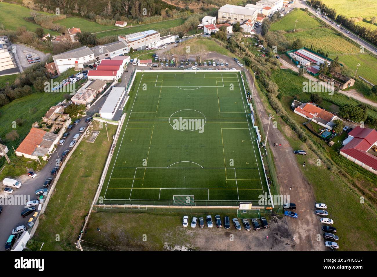 Football court green soccer field hi-res stock photography and images ...