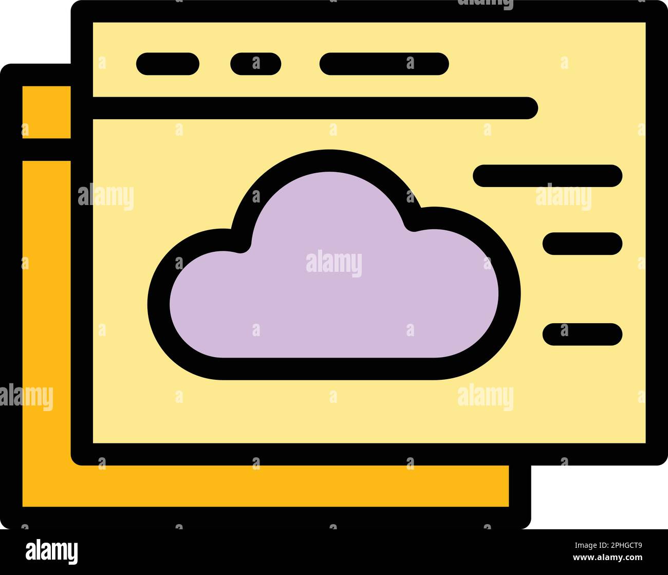 Api new pages icon. Outline Api new pages vector icon for web design ...