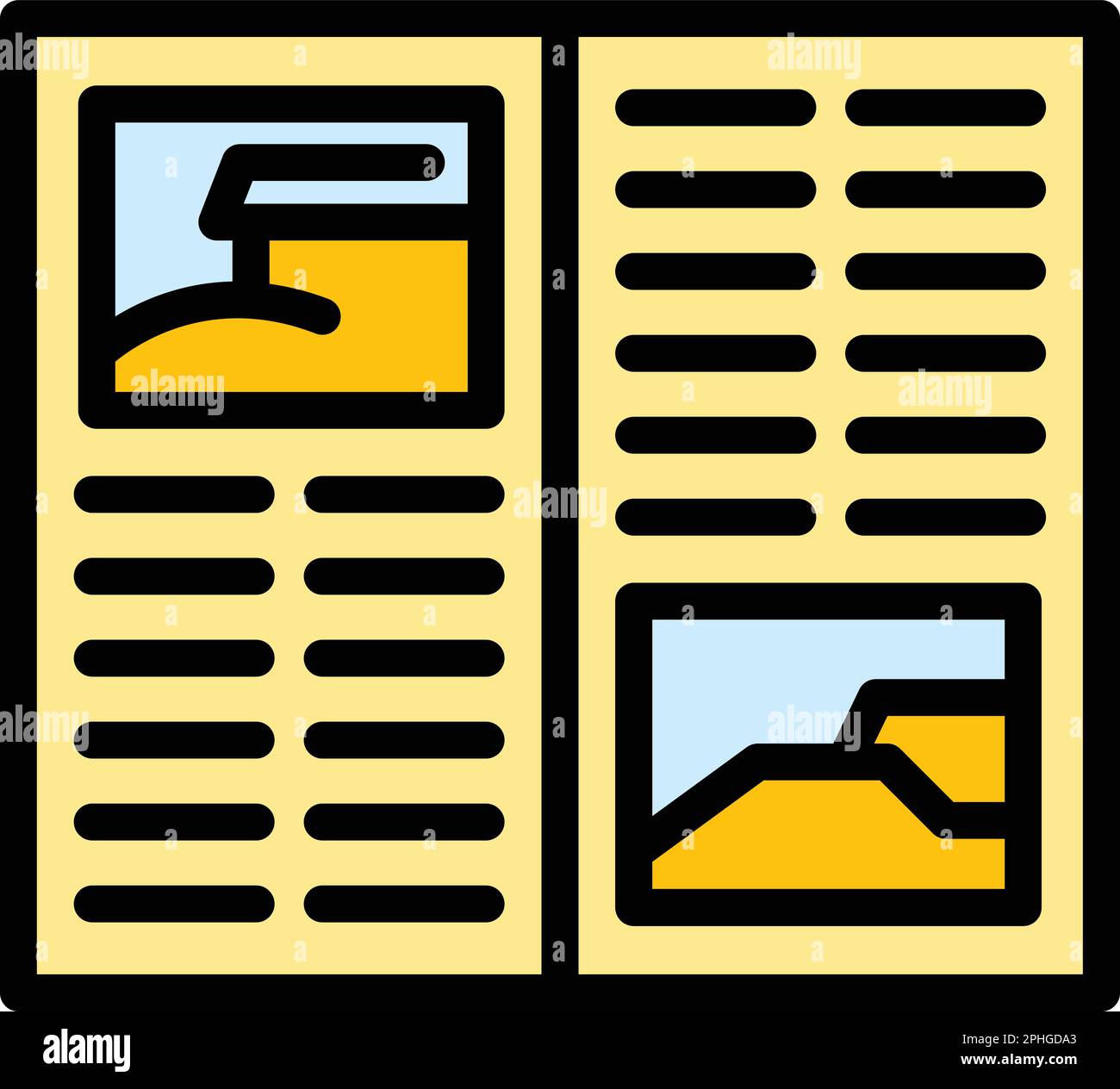 Market news icon. Outline Market news vector icon for web design ...