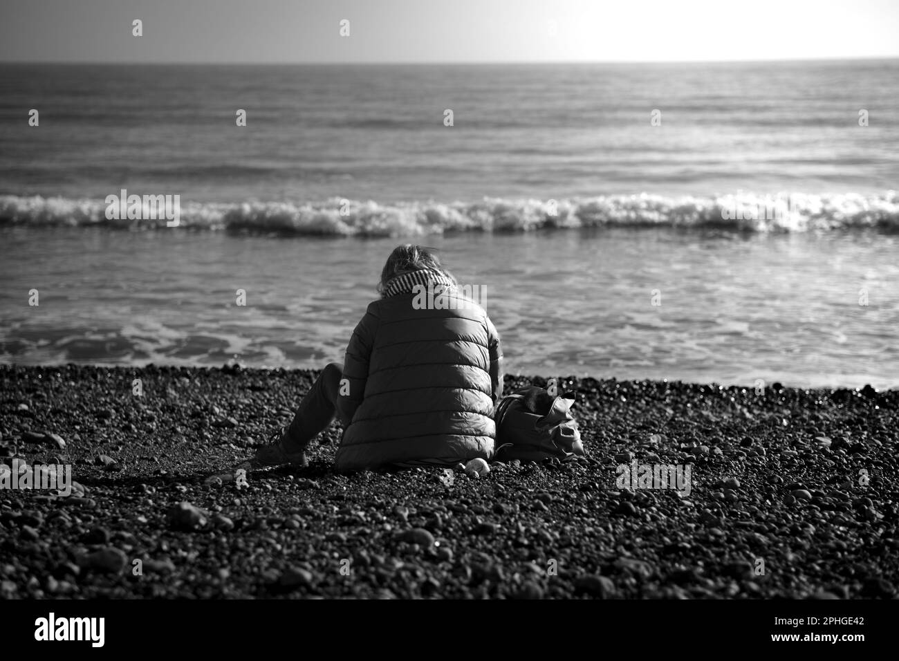 Love woman lonely art hi-res stock photography and images - Alamy