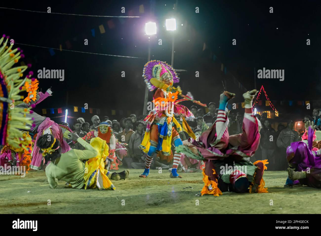 Purulia, West Bengal, India - 23rd December 2015 : Chhau dance or Chhou ...