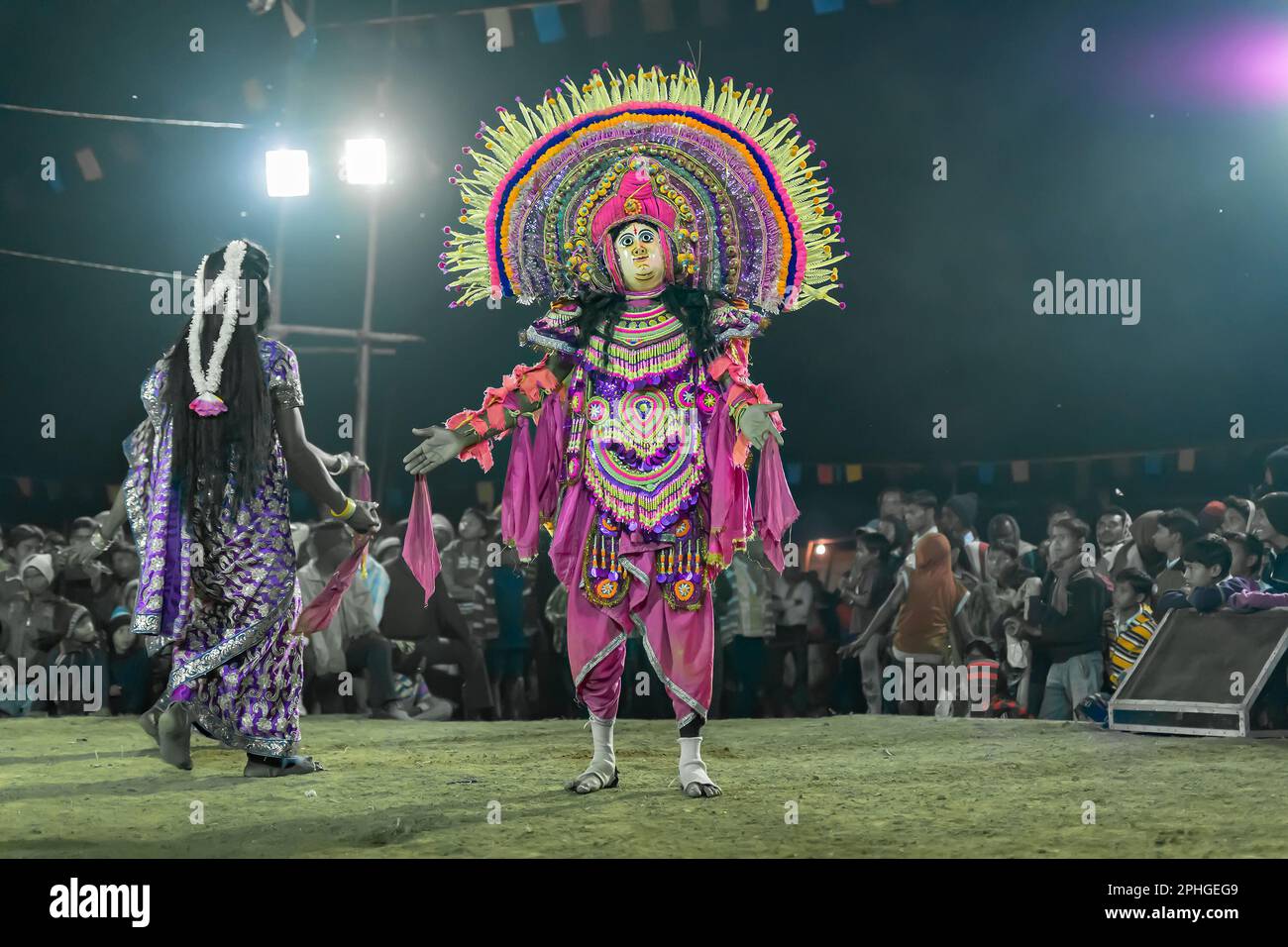 Purulia, West Bengal, India - 23rd December 2015 : Chhau dance or Chhou ...
