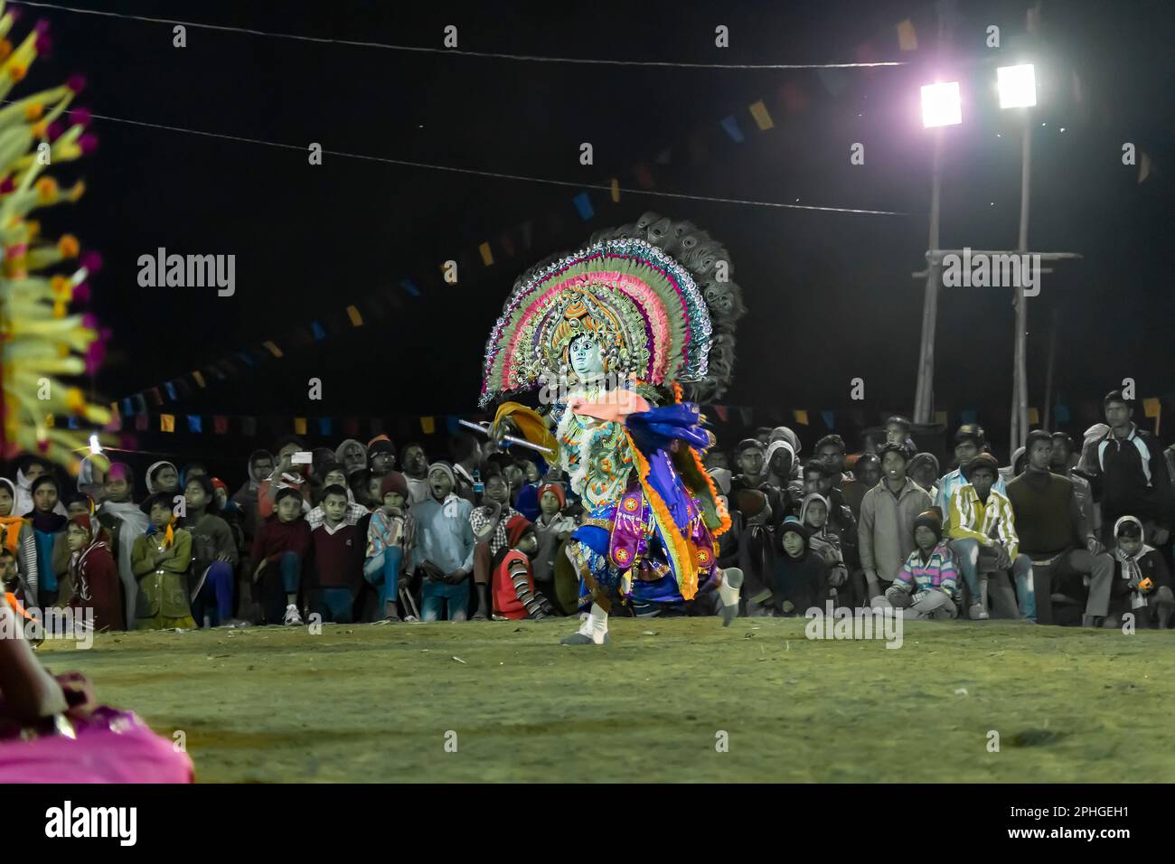 Purulia, West Bengal, India - 23rd December 2015 : Chhau dance or Chhou ...
